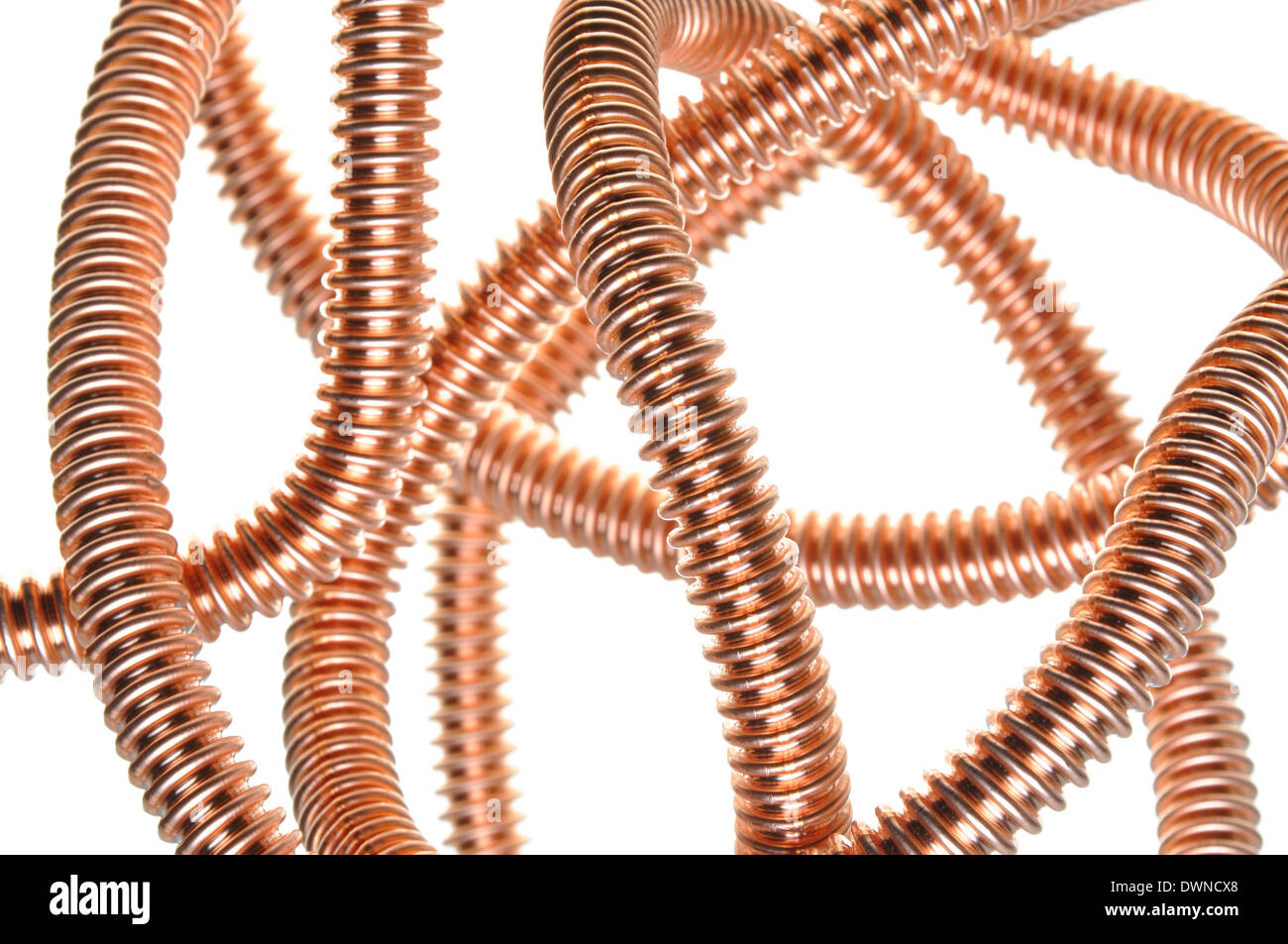 Copper cable, energy and technology industry Stock Photo - Alamy