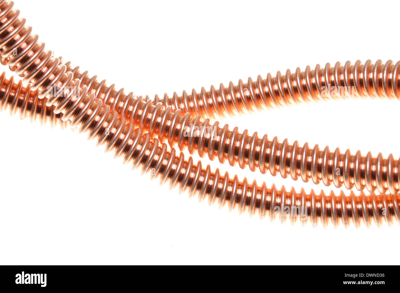 Copper cable, energy and technology industry Stock Photo - Alamy