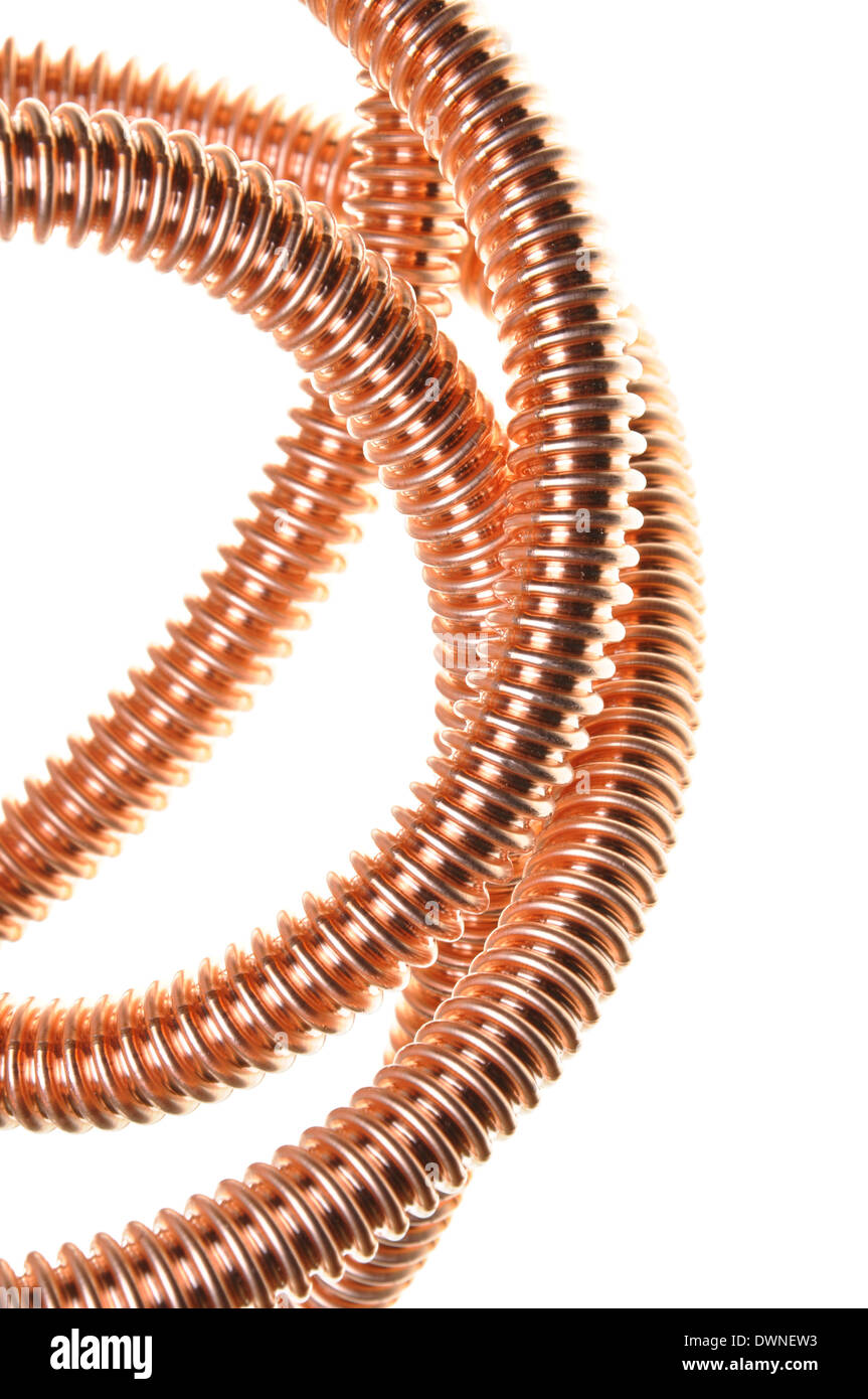 Copper cable, energy and technology industry Stock Photo - Alamy