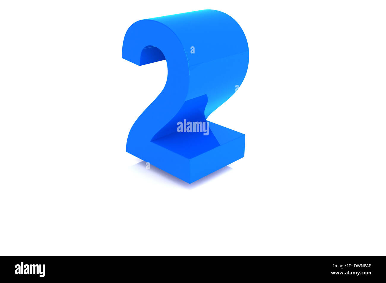3d shiny blue number collection Stock Photo - Alamy