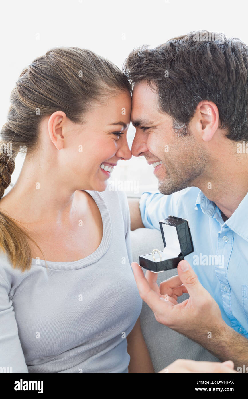 Couple getting engaged hi-res stock photography and images - Alamy