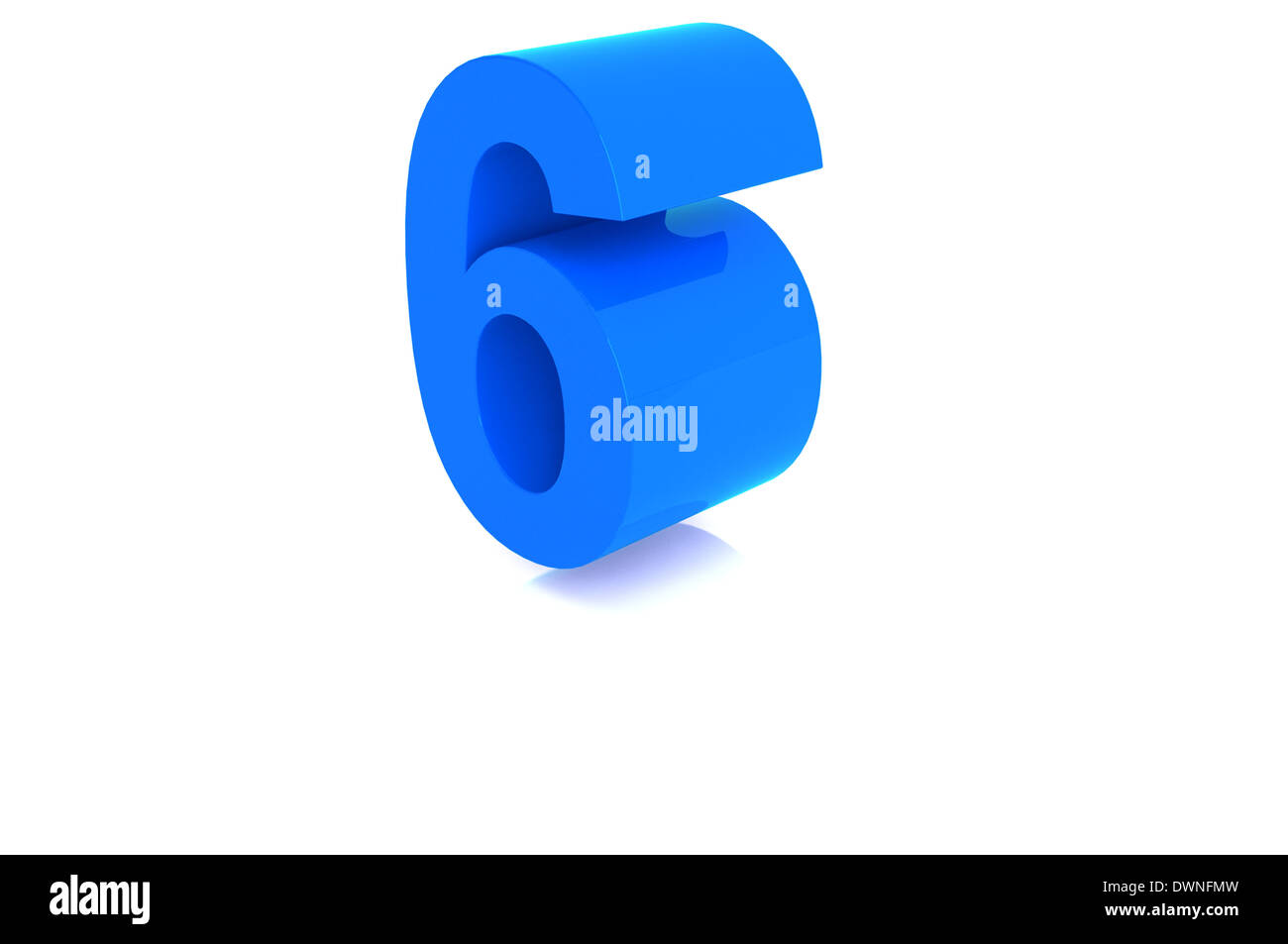 3d shiny blue number collection Stock Photo - Alamy