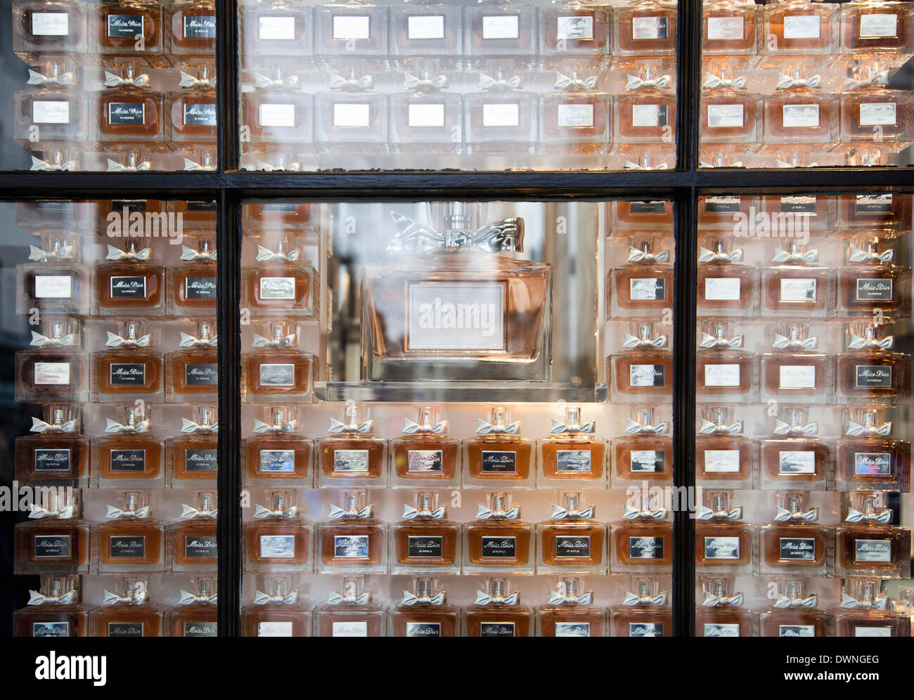 Miss Dior Window Display in Covent Garden - London UK Stock Photo - Alamy