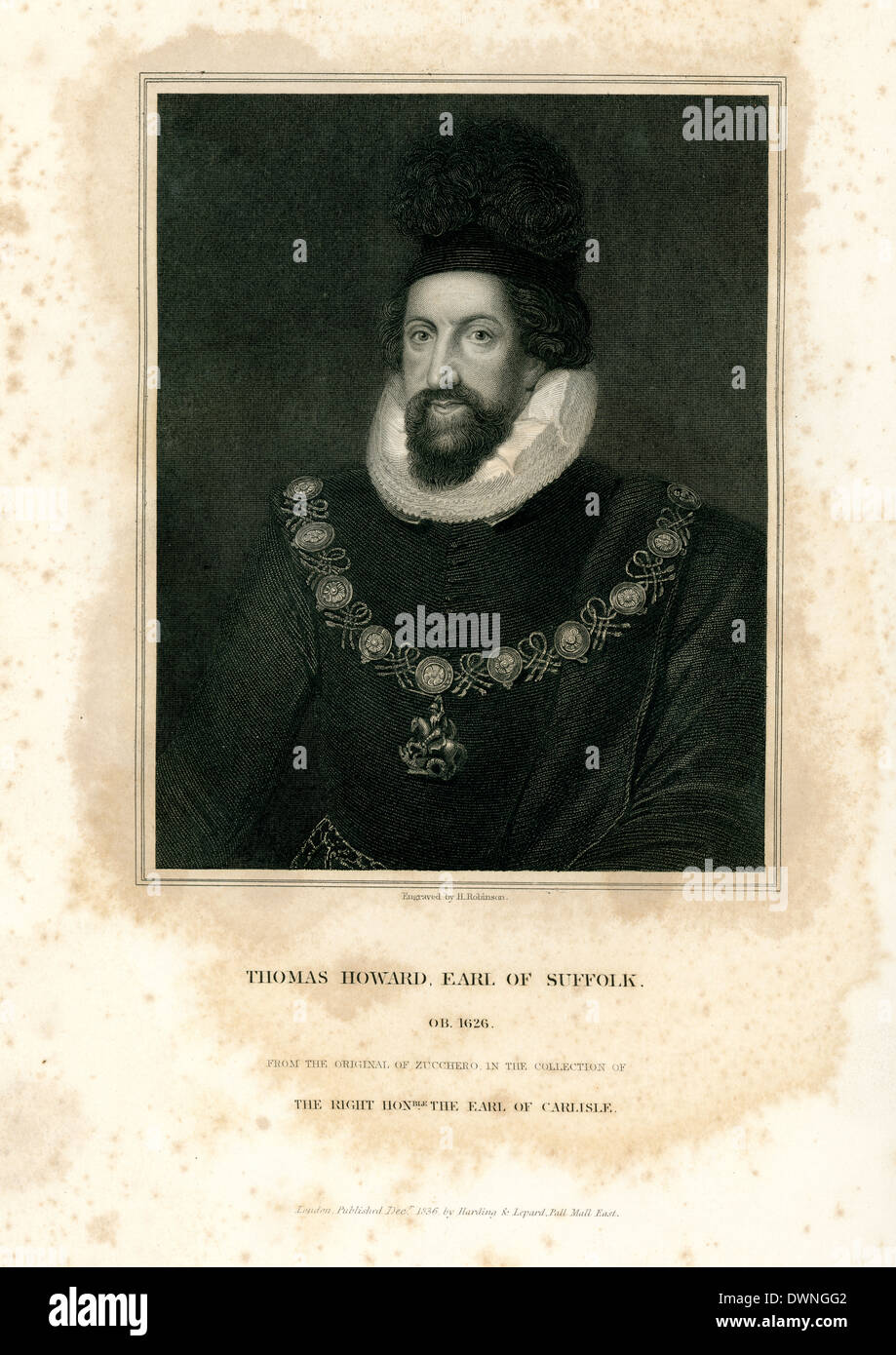 Portrait of Thomas Howard, Earl of Suffolk Stock Photo - Alamy Portrait of Thomas Howard, Earl of Suffolk Stock Photo - Alamy