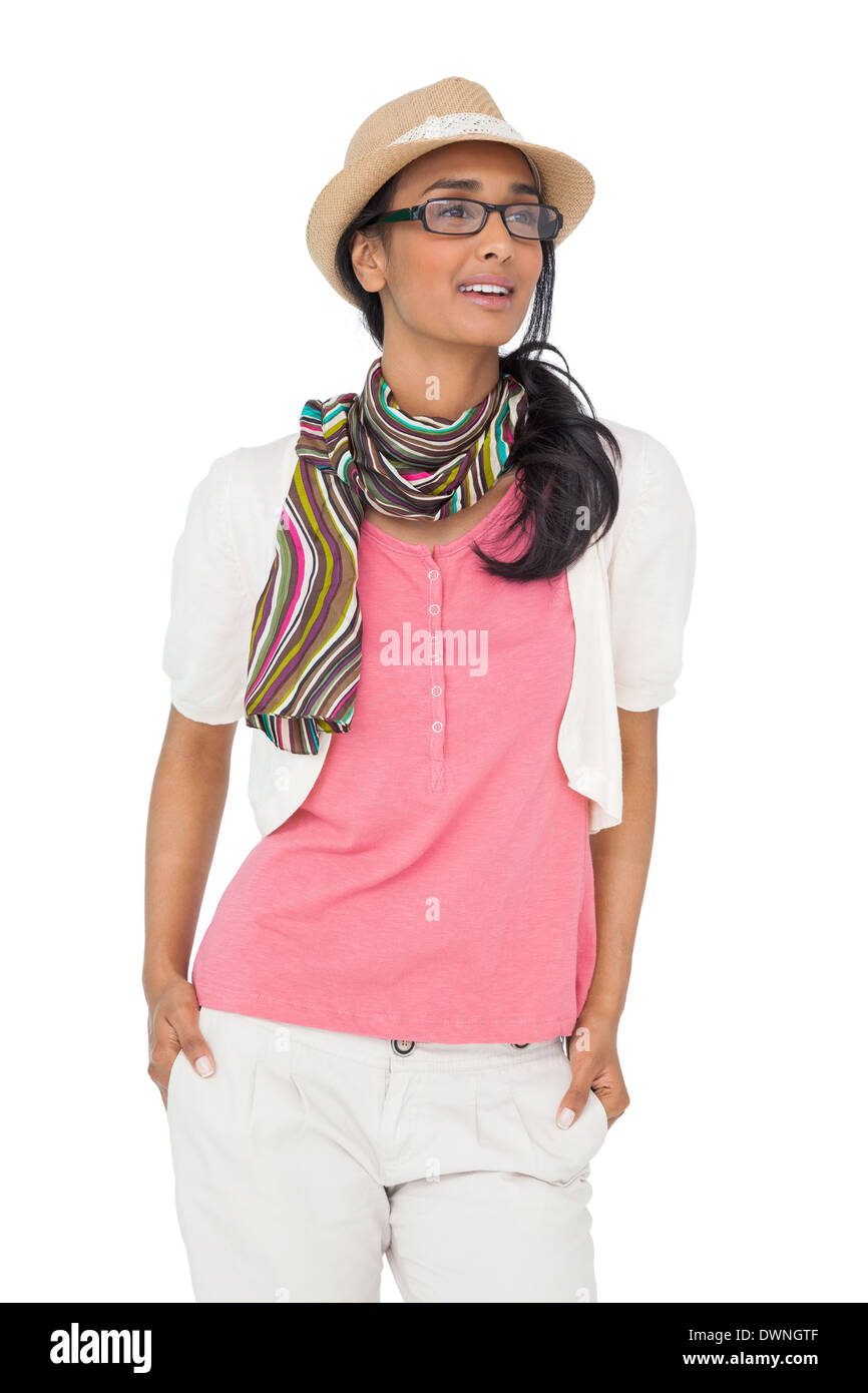 Cool young woman posing hi-res stock photography and images - Alamy