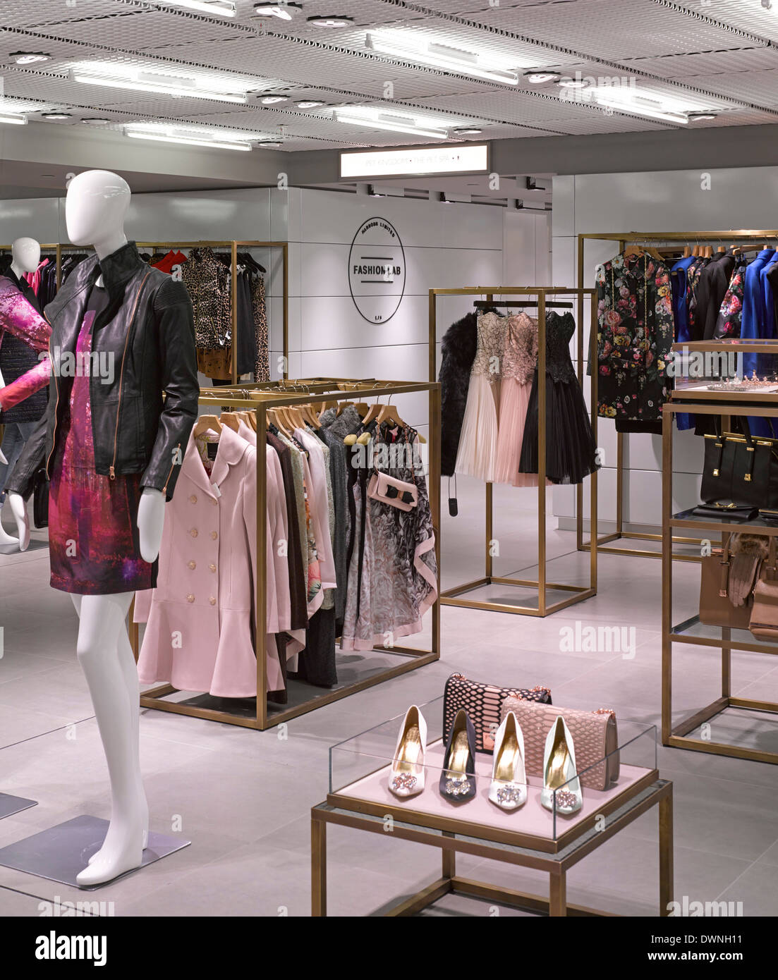 The Fashion lab at Harrods, London, United Kingdom. Architect: Found ...