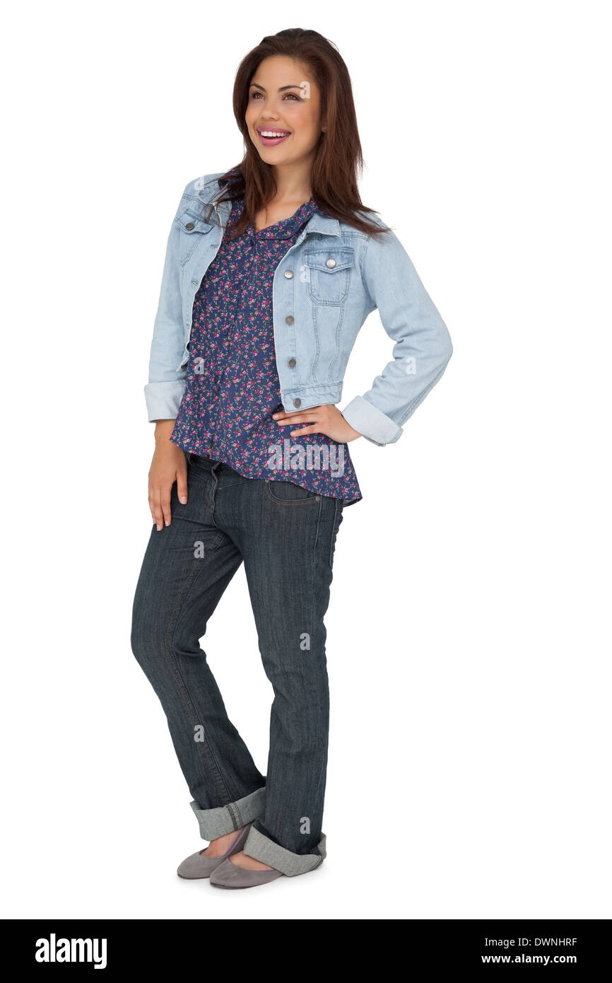 Full portrait young woman hi-res stock photography and images - Alamy