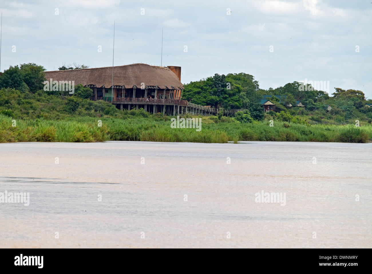 Lower Sabie Rest Camp by the Sabie River, Kruger National Park South ...