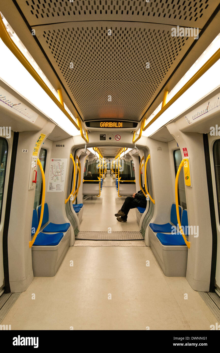 Italy, Milan, Subway MM5 Stock Photo - Alamy