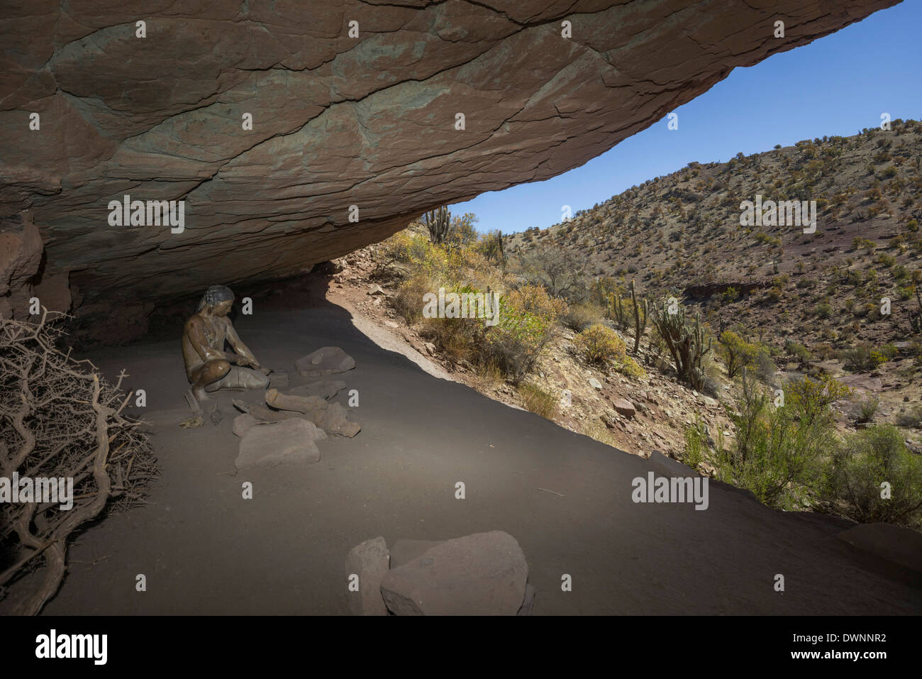 Rock overhang, inhabited in prehistoric times, Monumental Nacional ...
