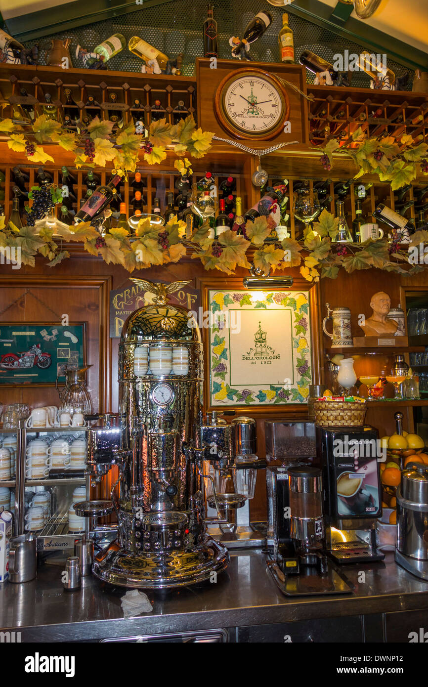 Cafe La Casina dell Orologio on Pincio, Rome, Lazio, Italy Stock Photo ...