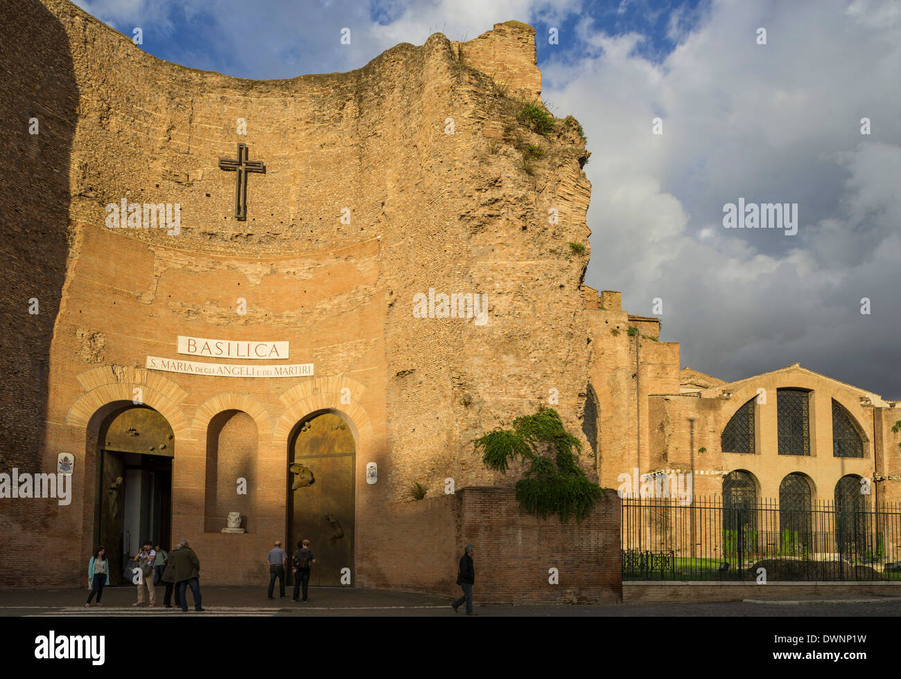 Basilica di santa maria degli angeli e dei martiri hi-res stock ...