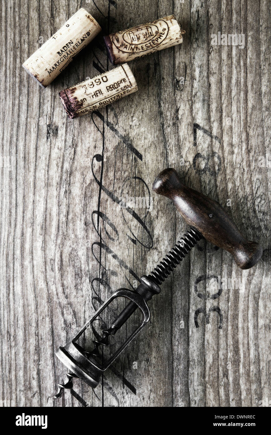 Old corkscrew hi-res stock photography and images - Alamy