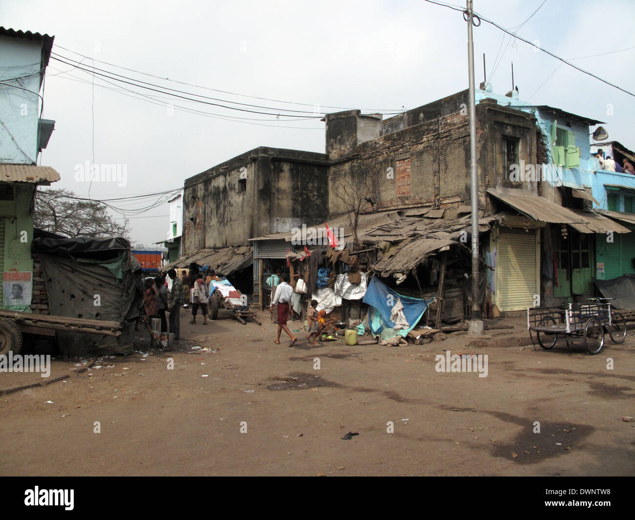 Indian poor family house hi-res stock photography and images - Alamy