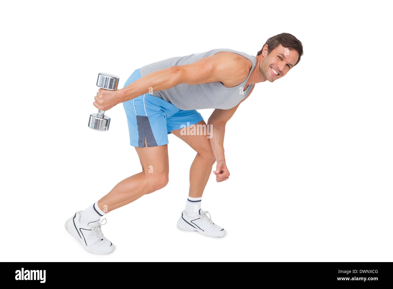 Exercising smiling lifestyle Cut Out Stock Images & Pictures - Alamy