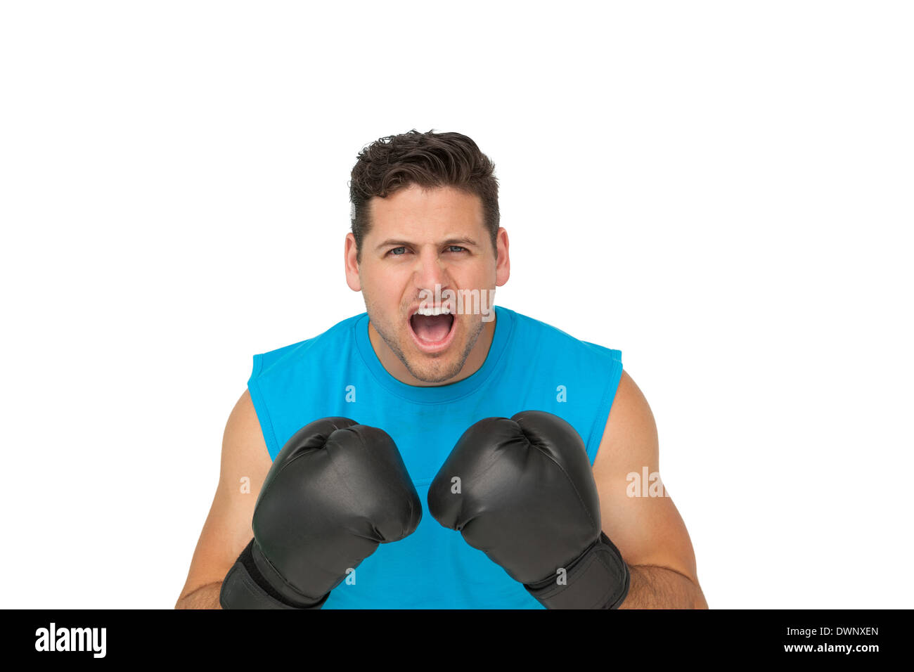 Open mouth male athlete hi-res stock photography and images - Alamy