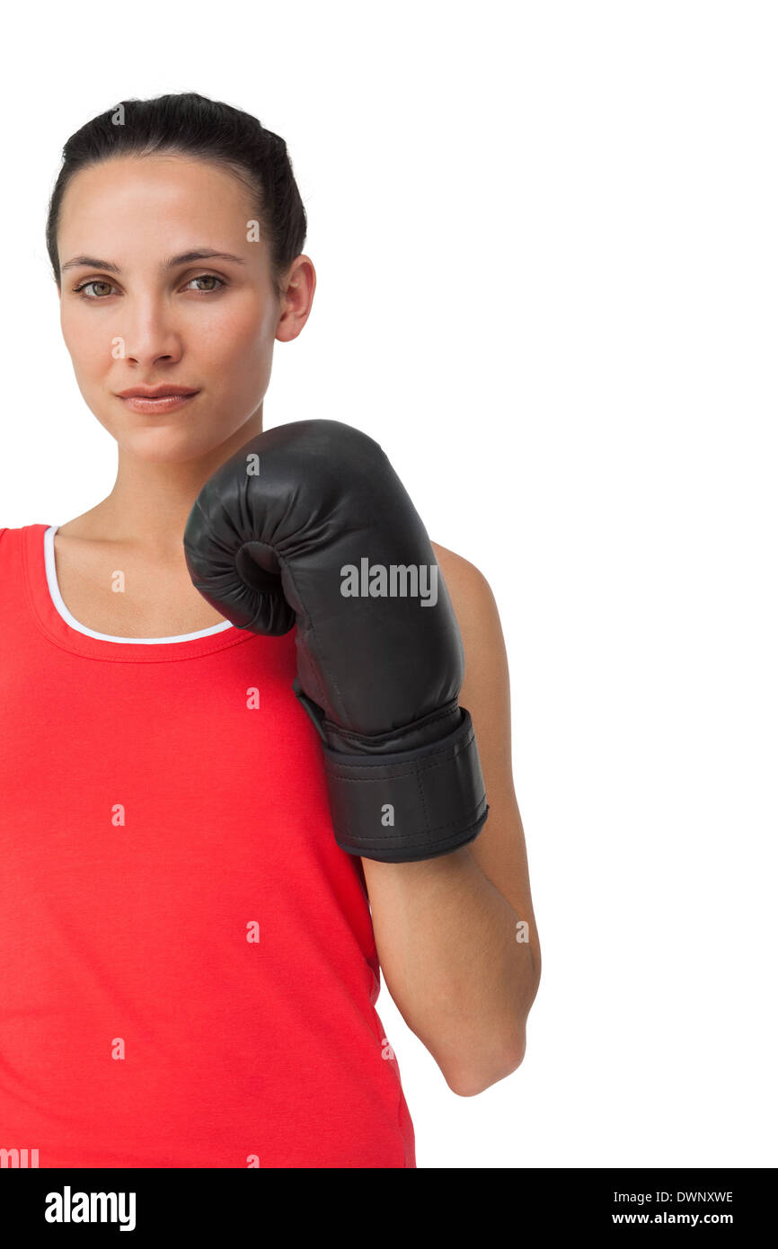 Portrait of a determined female boxer focused on training Stock Photo ...