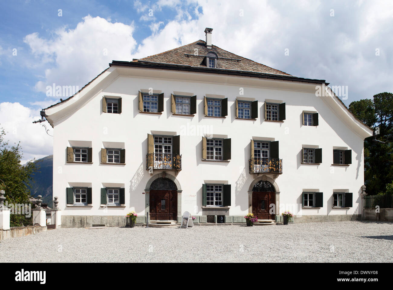 Patrician house, Chesa Planta, museum, Samedan, Upper Engadin ...