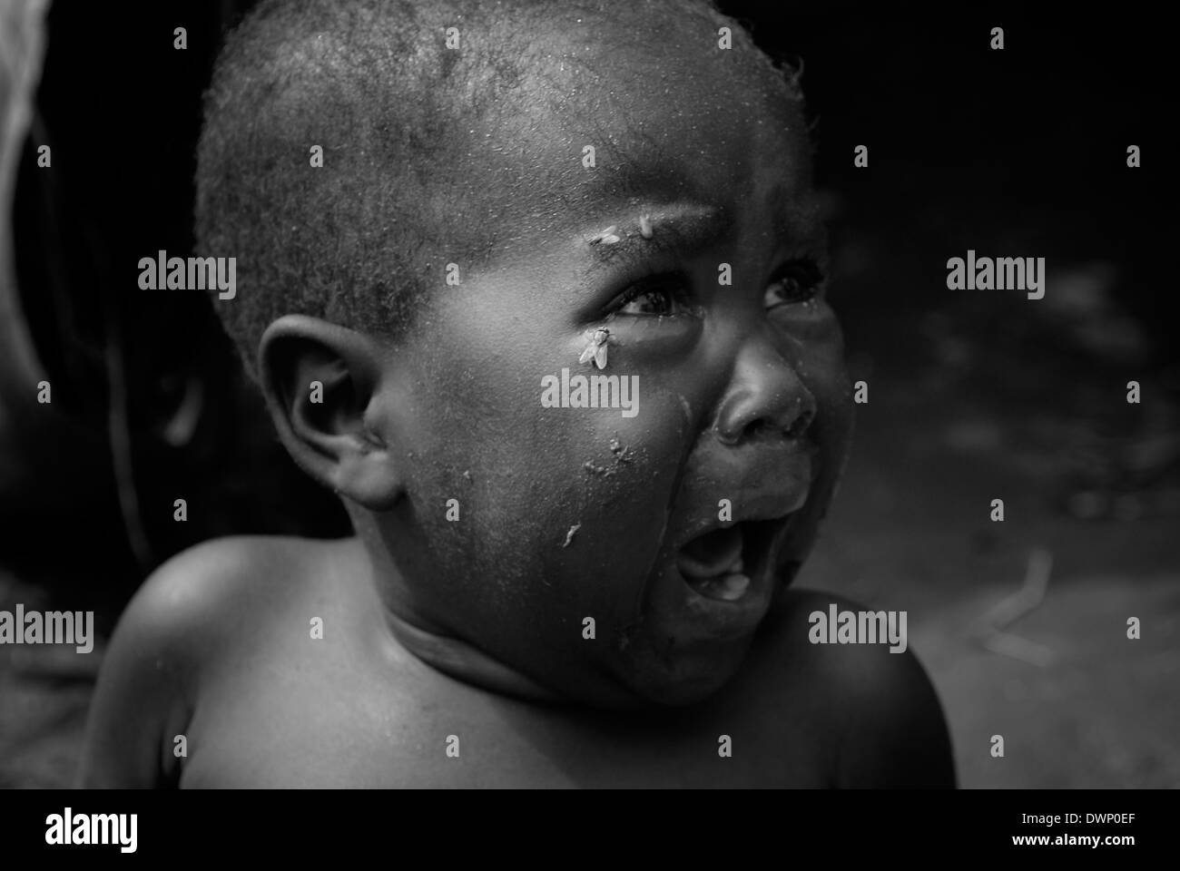African toddler Black and White Stock Photos & Images - Alamy