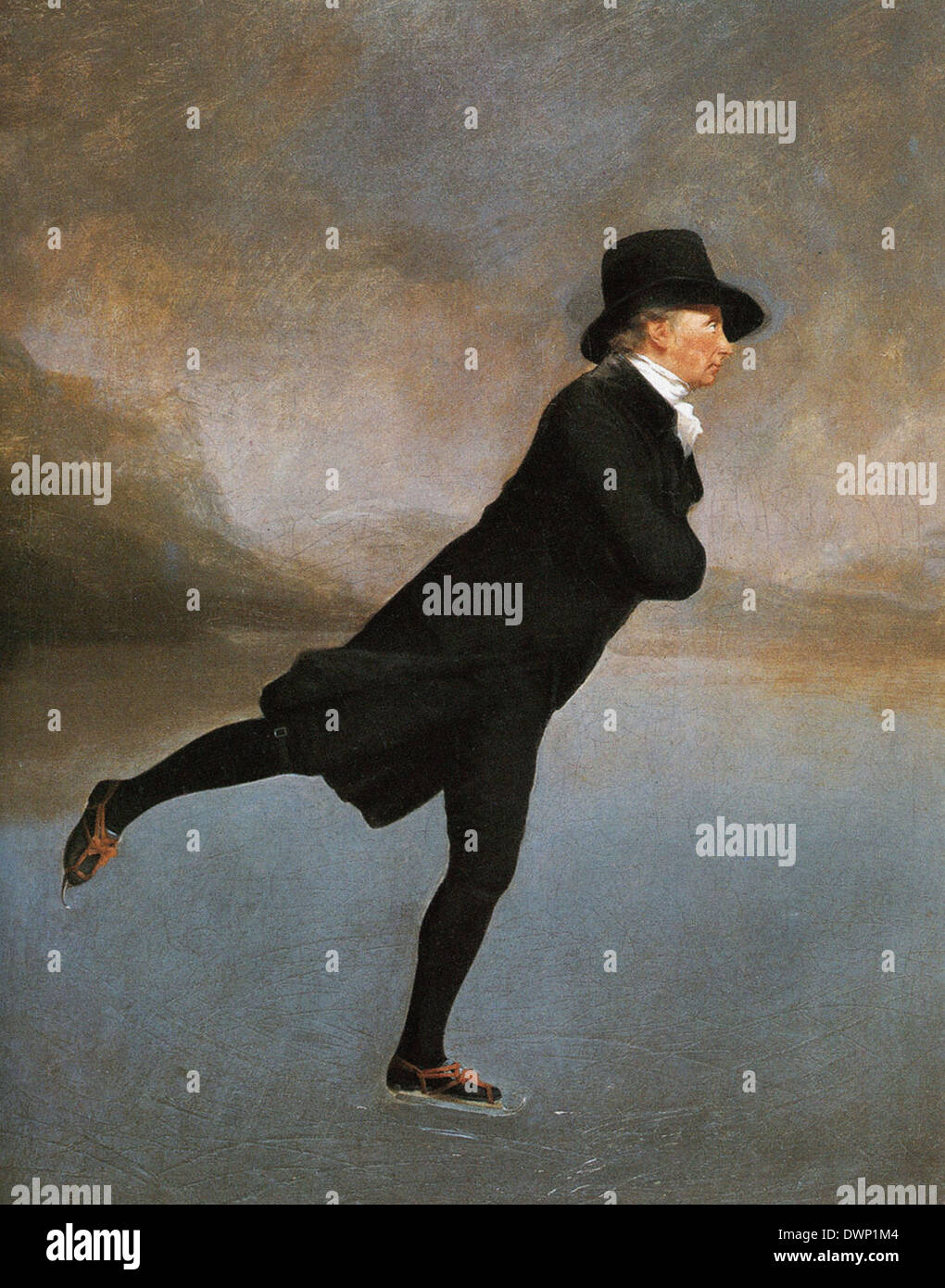 Henry Raeburn - The Reverend Robert Walker Skating Stock Photo - Alamy