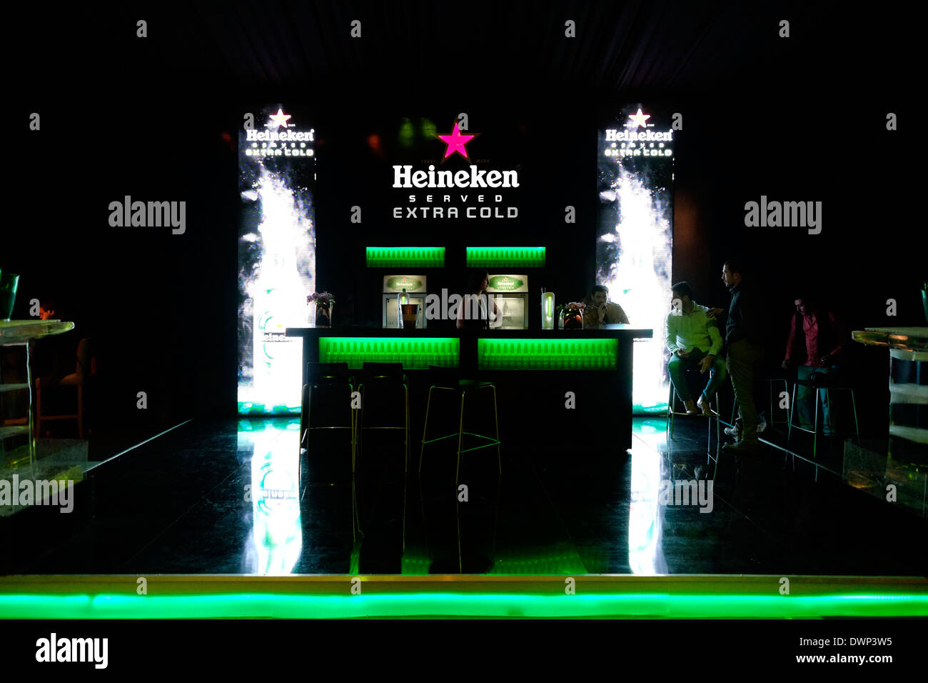 Heineken beer stall hi-res stock photography and images - Alamy