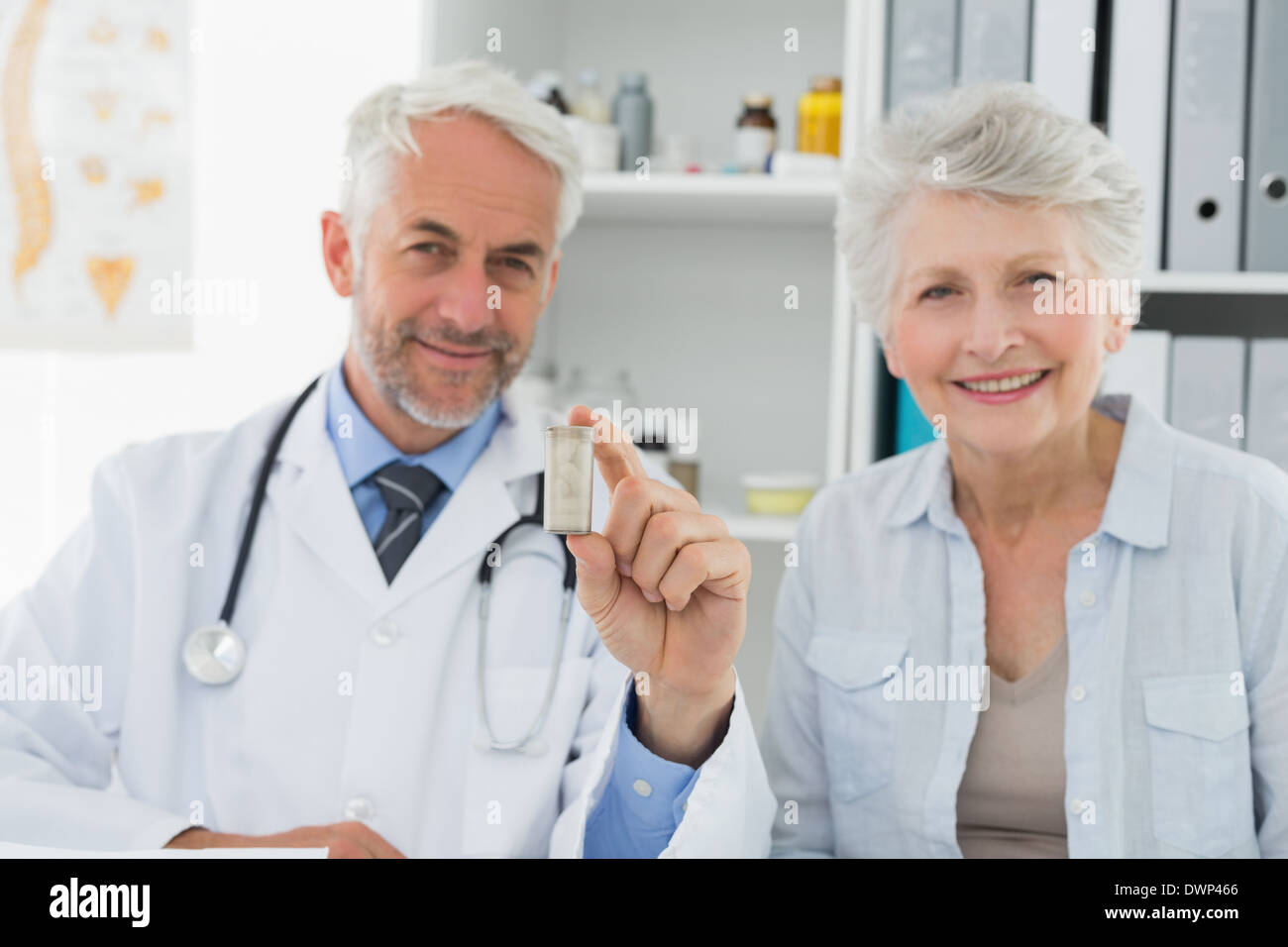 Female senior patient visiting doctor Stock Photo - Alamy