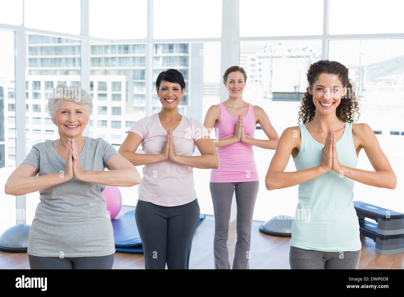 Namaste pose hi-res stock photography and images - Alamy