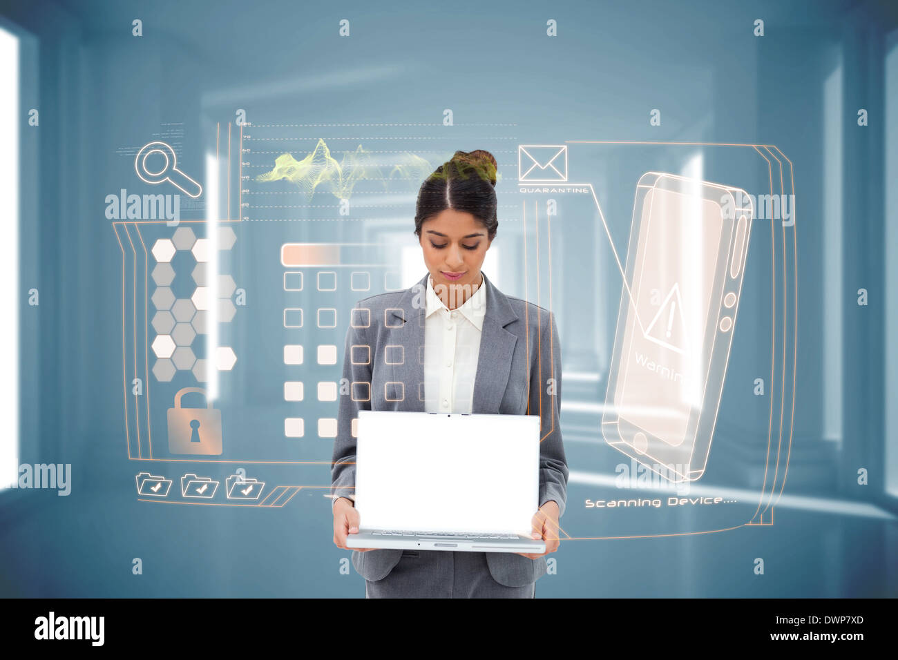Laptop interface hi-res stock photography and images - Alamy