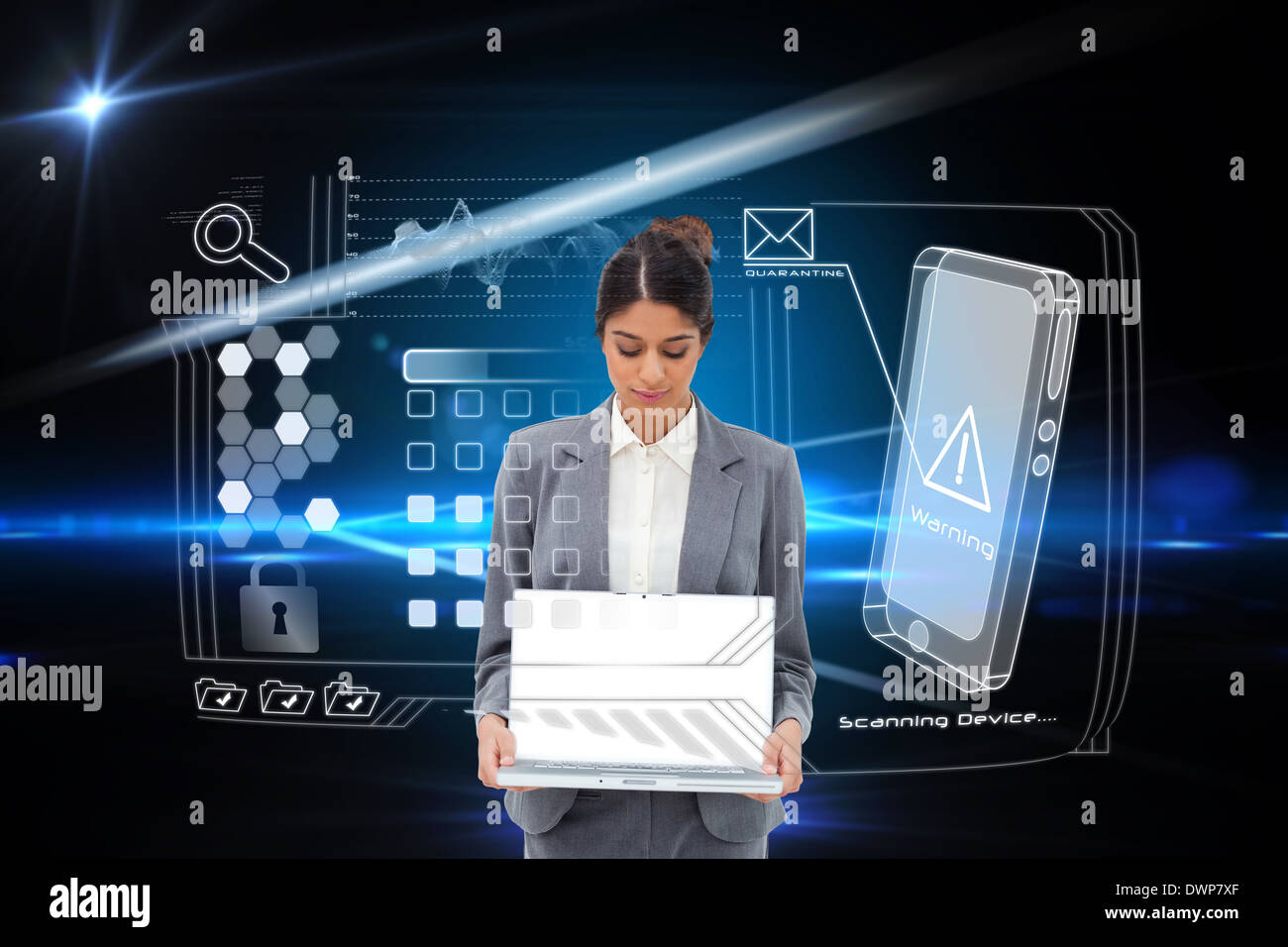 Laptop interface hi-res stock photography and images - Alamy