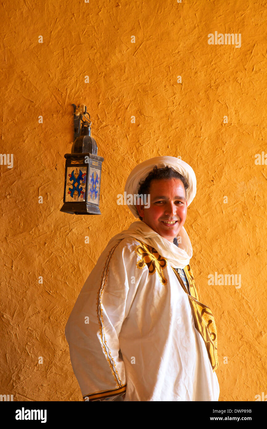 Berber Man In Berber Costume, Merzouga, Morocco, North Africa Stock ...