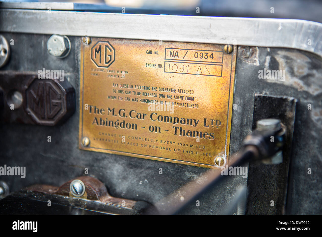 1936 MG NB Magnette Cresta Tourer, Coachwork by E Bertelli Stock Photo ...