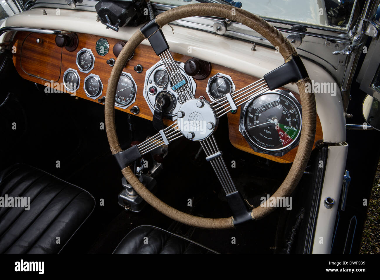 1936 MG NB Magnette Cresta Tourer, Coachwork by E Bertelli Stock Photo ...