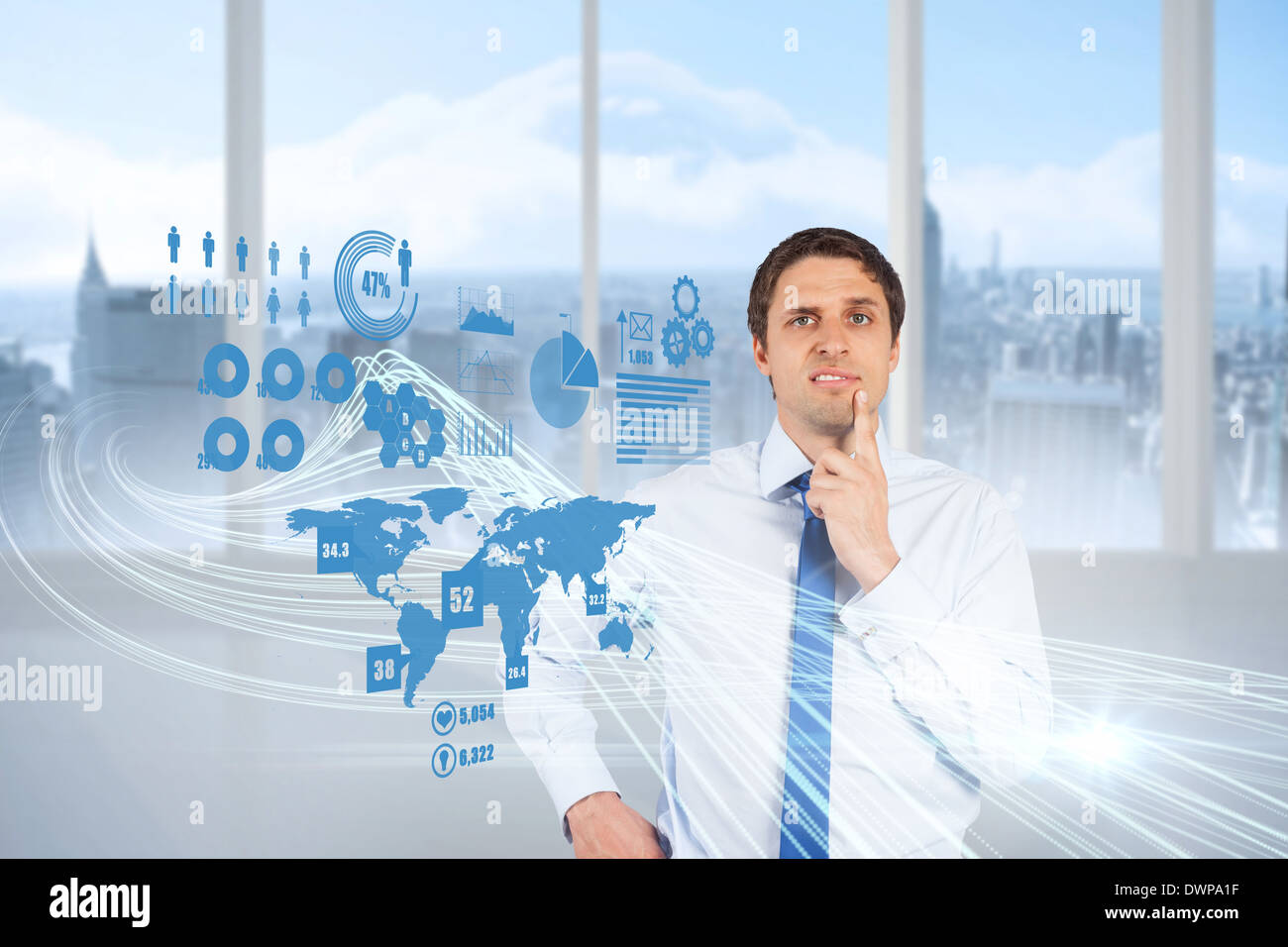 Global tech interface hi-res stock photography and images - Alamy