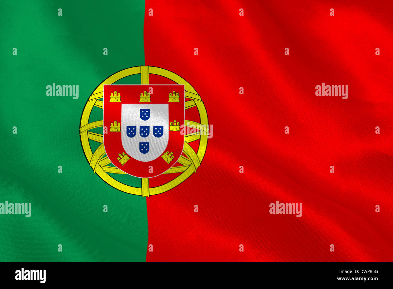 Portugese national flag hi-res stock photography and images - Alamy