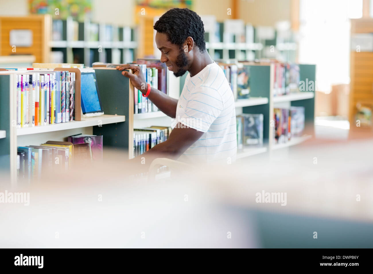 Male librarian hi-res stock photography and images - Alamy