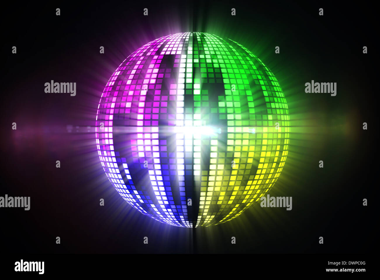 Cool disco ball design Stock Photo - Alamy