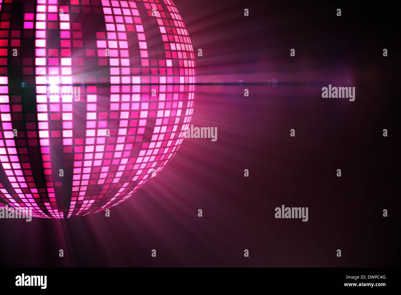 Cool disco ball design Stock Photo - Alamy