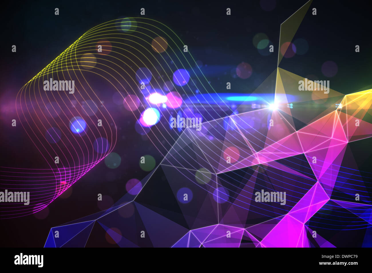 Digital disco design Stock Photo - Alamy