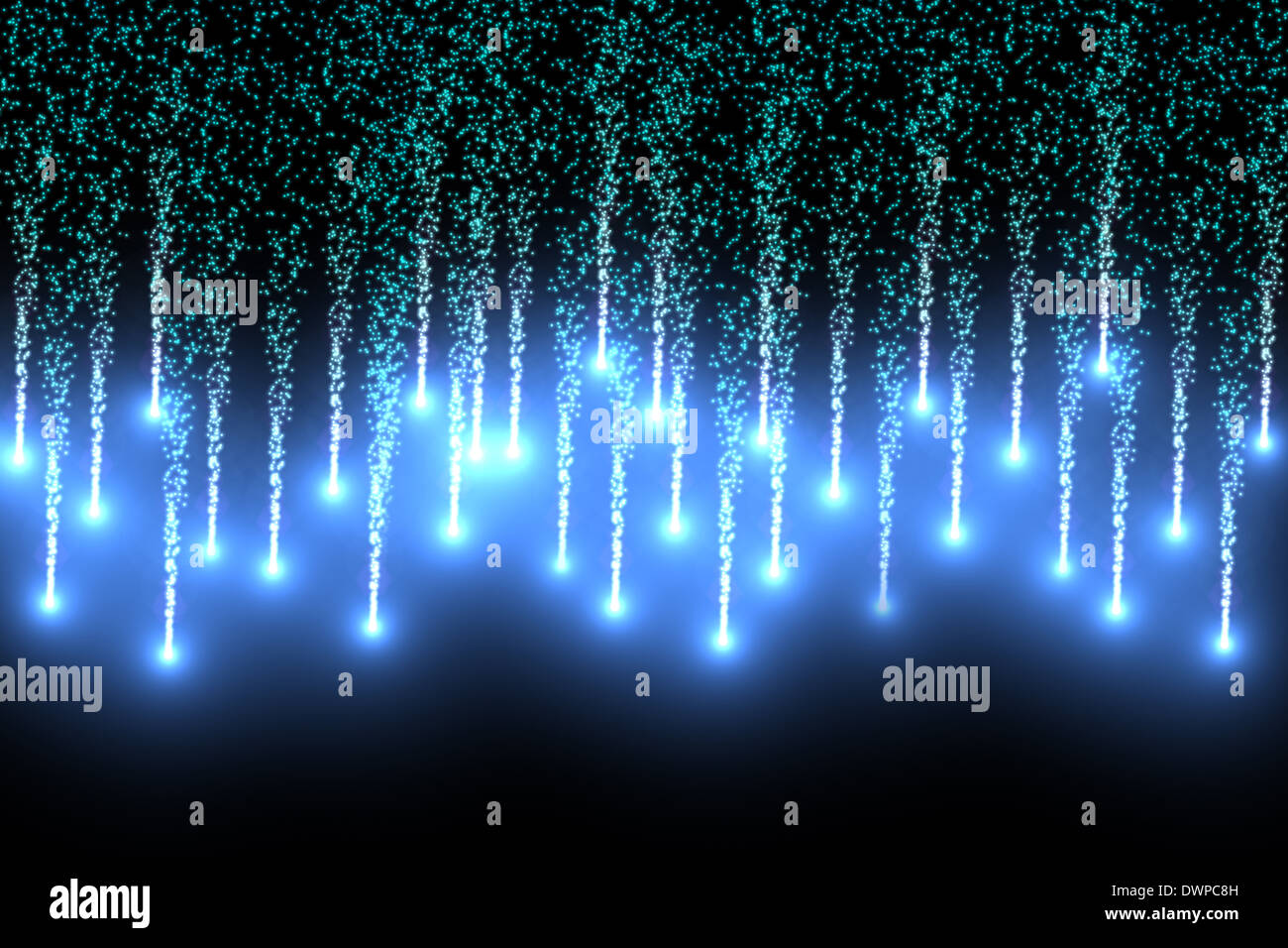 Digitally generated firework design Stock Photo - Alamy