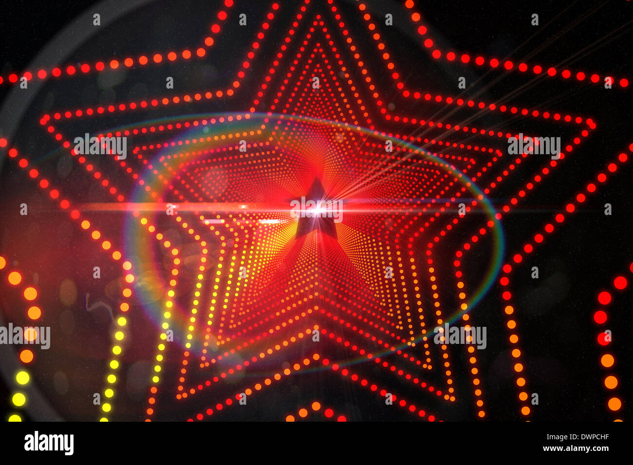 Digitally generated star laser background in cool colours Stock Photo ...