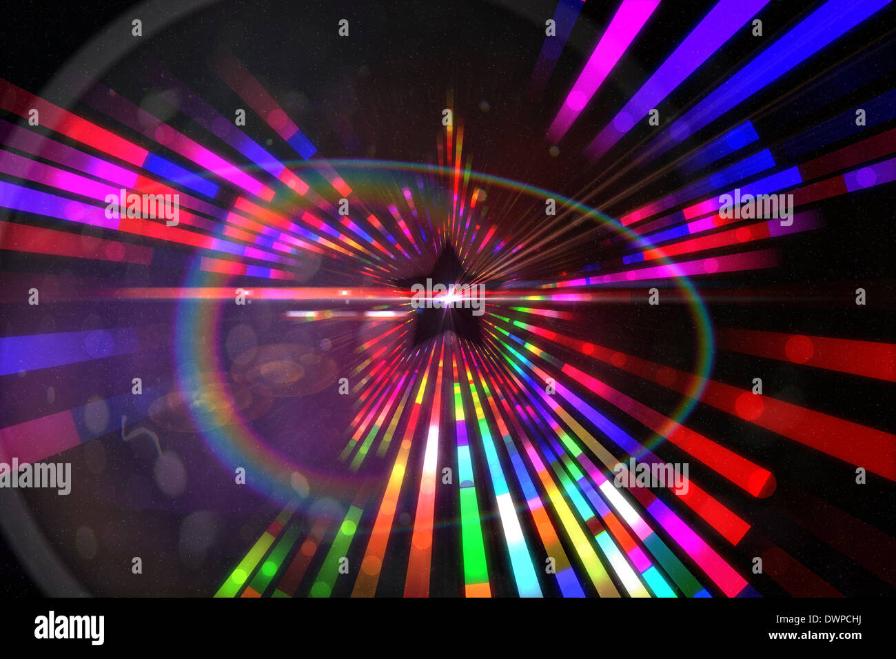 Digitally generated star laser background Stock Photo - Alamy