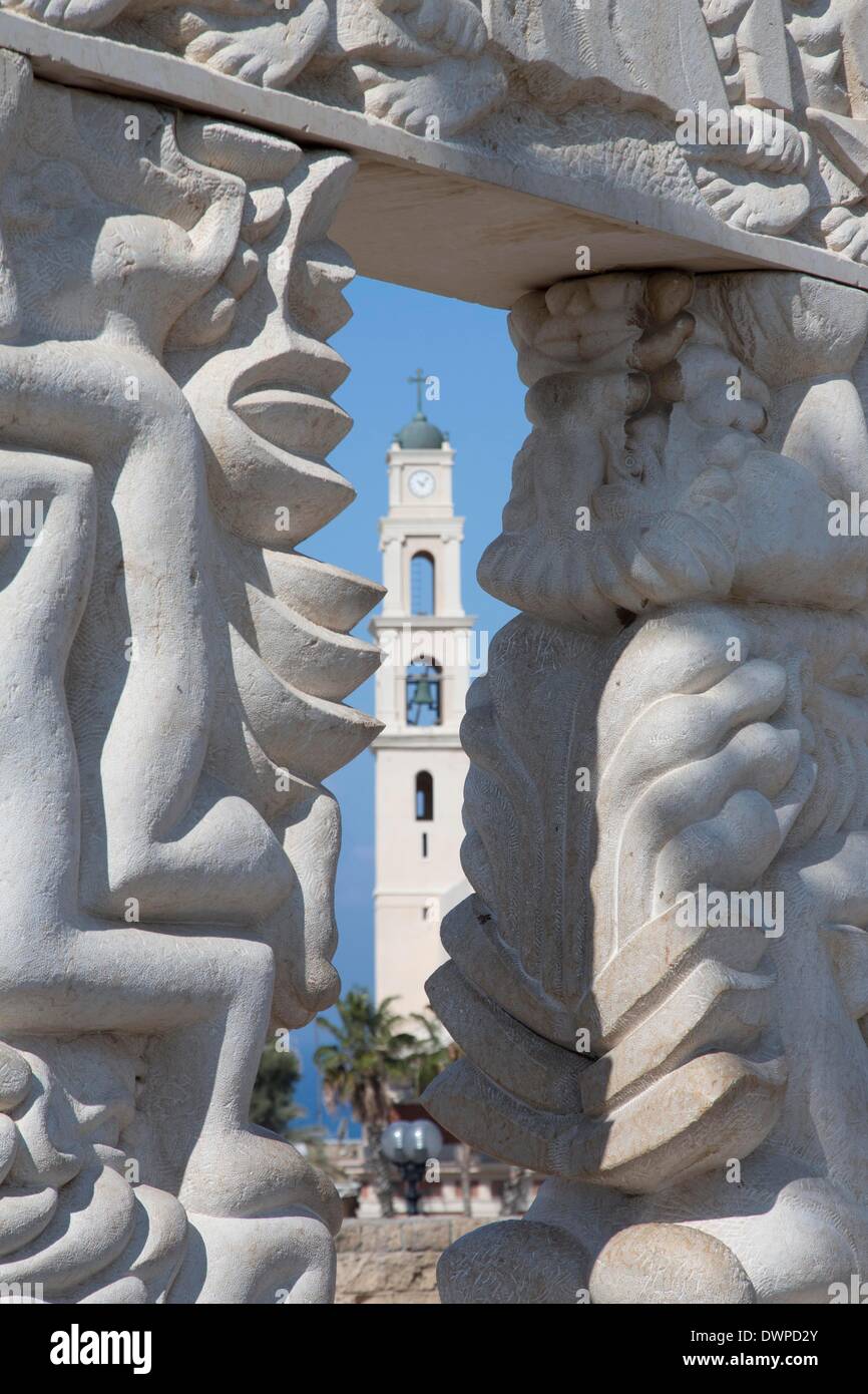 The statue of faith in jaffa hi-res stock photography and images - Alamy