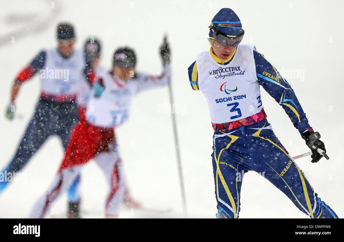 Julia Batenkova of Ukraine competes in Women's 1km Sprint Visual ...