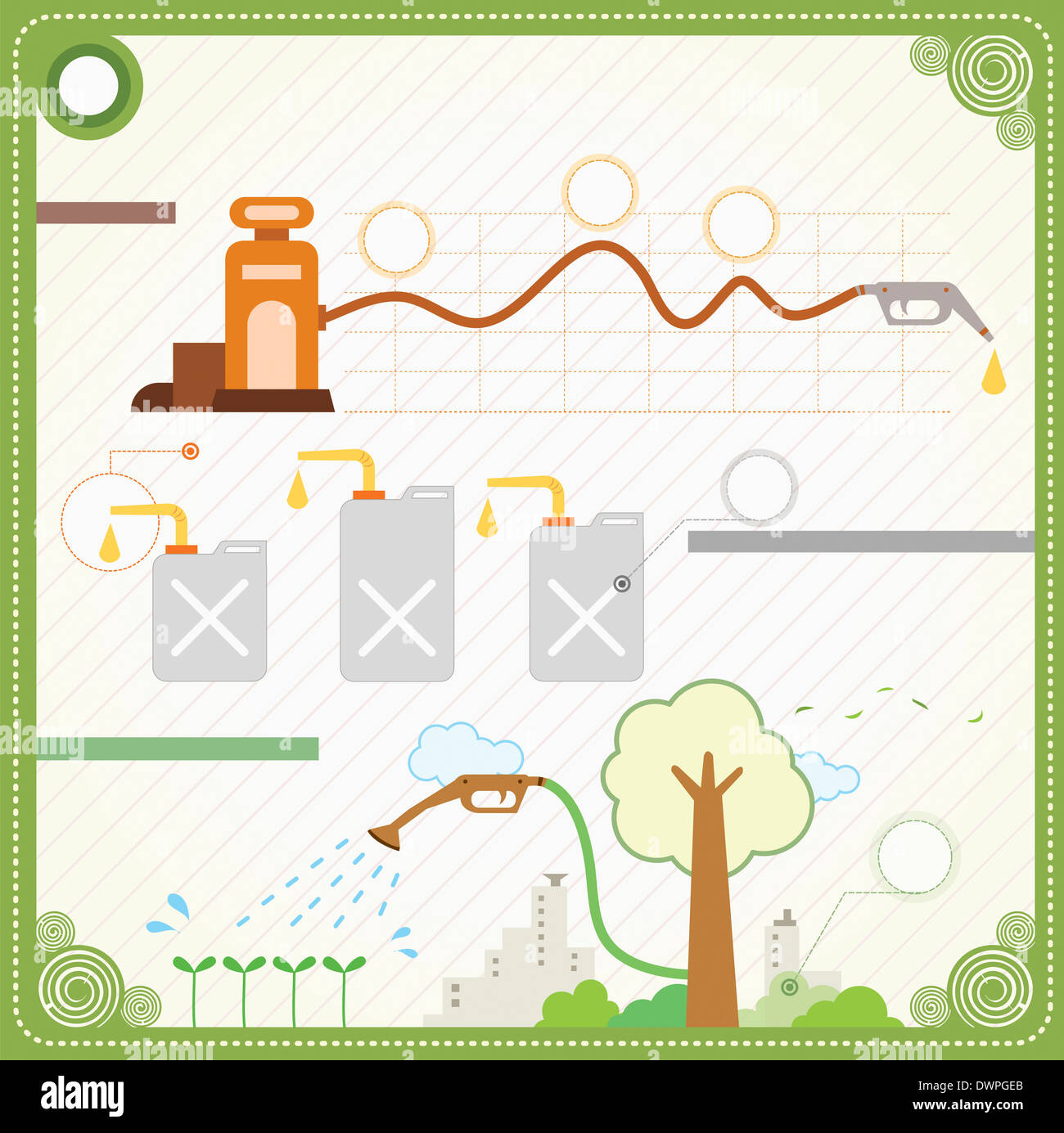 illustration of info graphics Stock Photo - Alamy