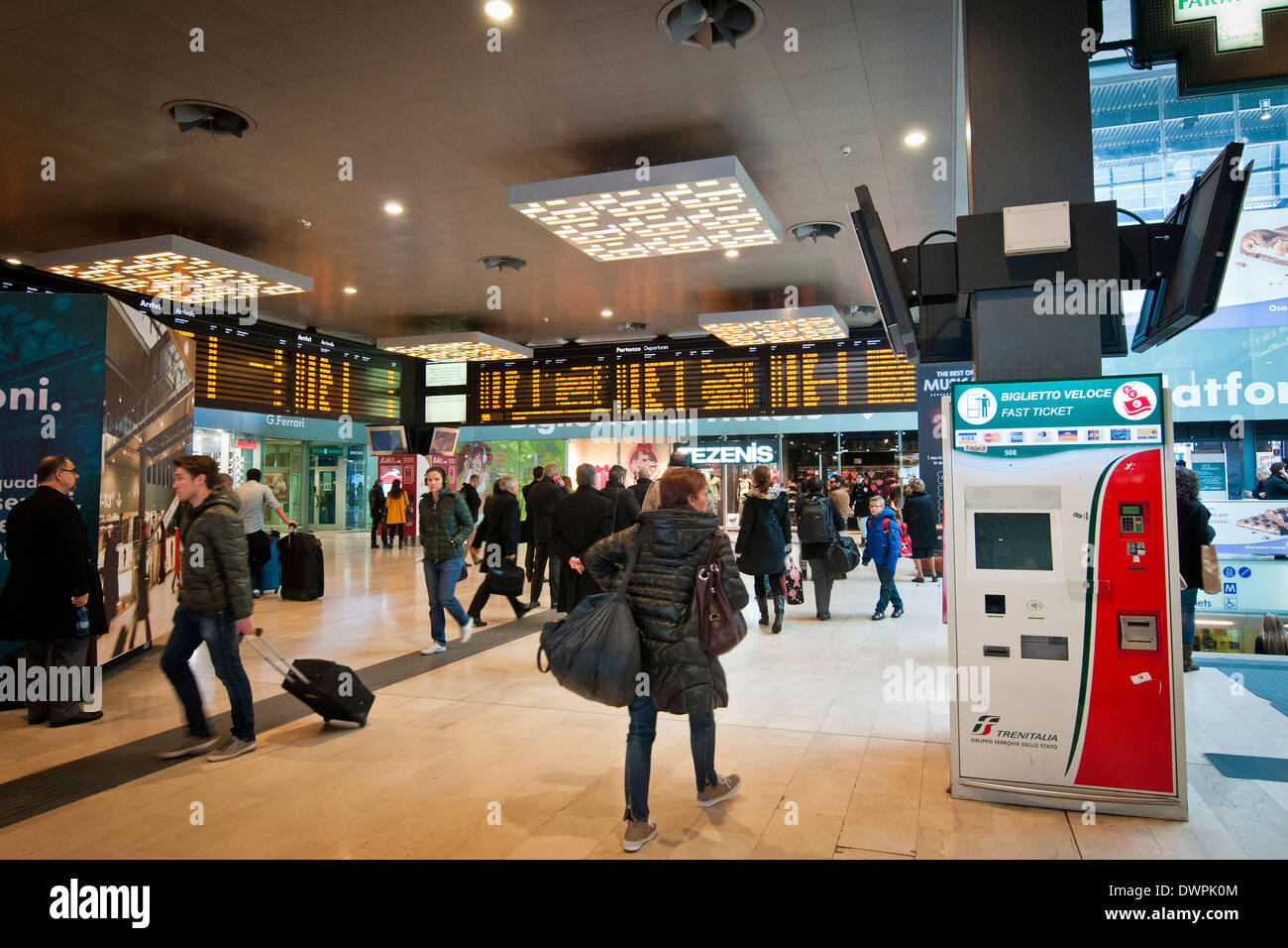 Italy, Milan, Porta Garibaldi railway station Stock Photo - Alamy