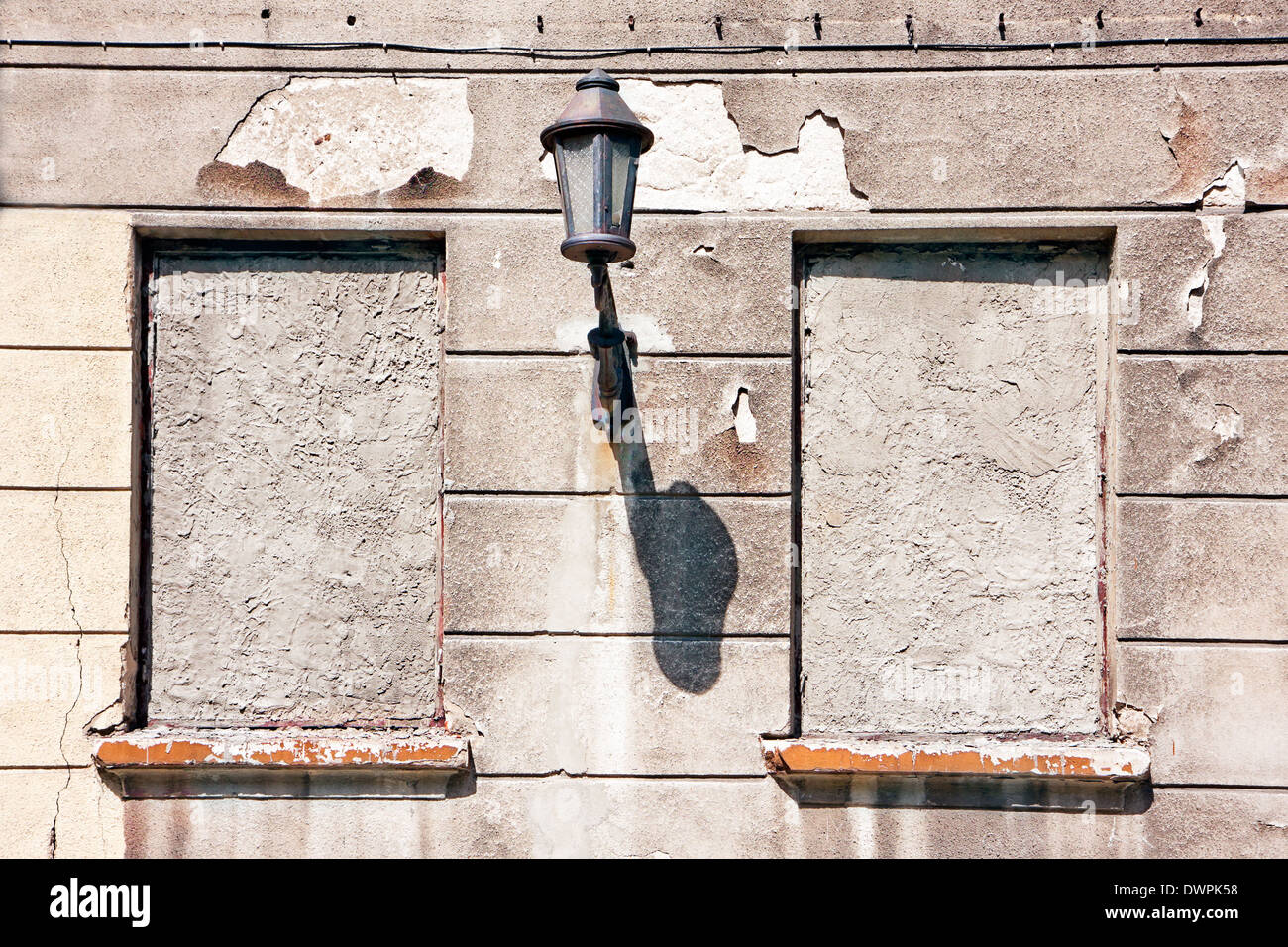 Bricked up windows Stock Photo - Alamy