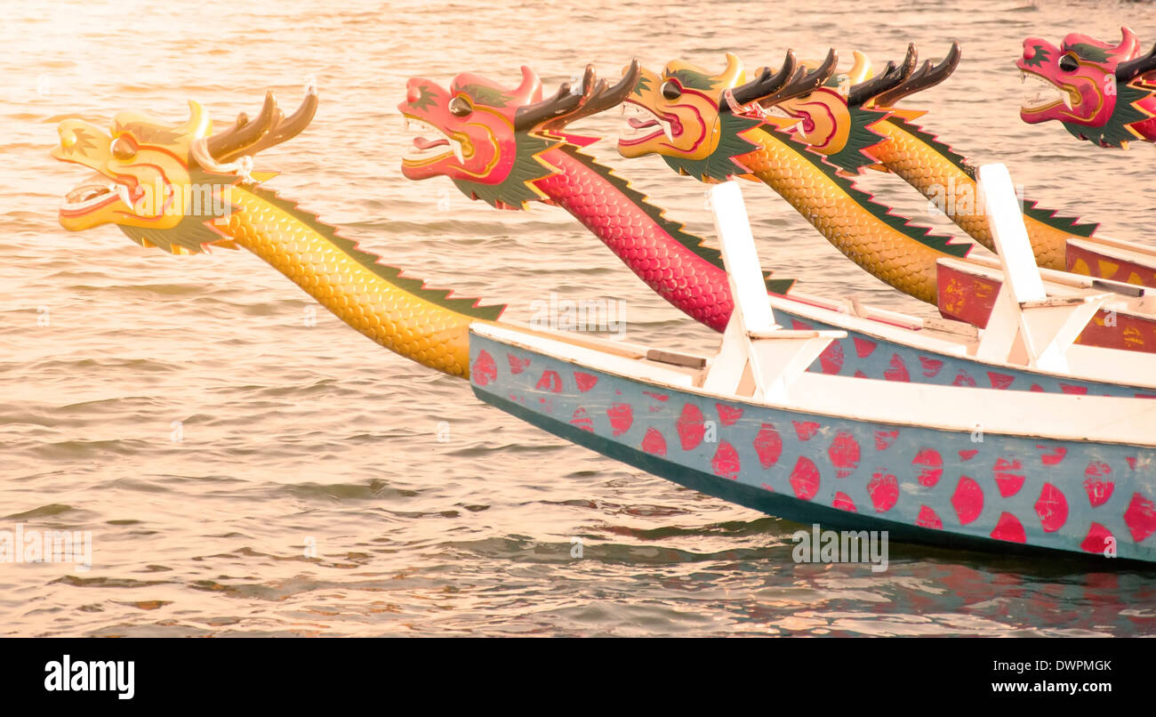 Golden dragon boat hi-res stock photography and images - Alamy