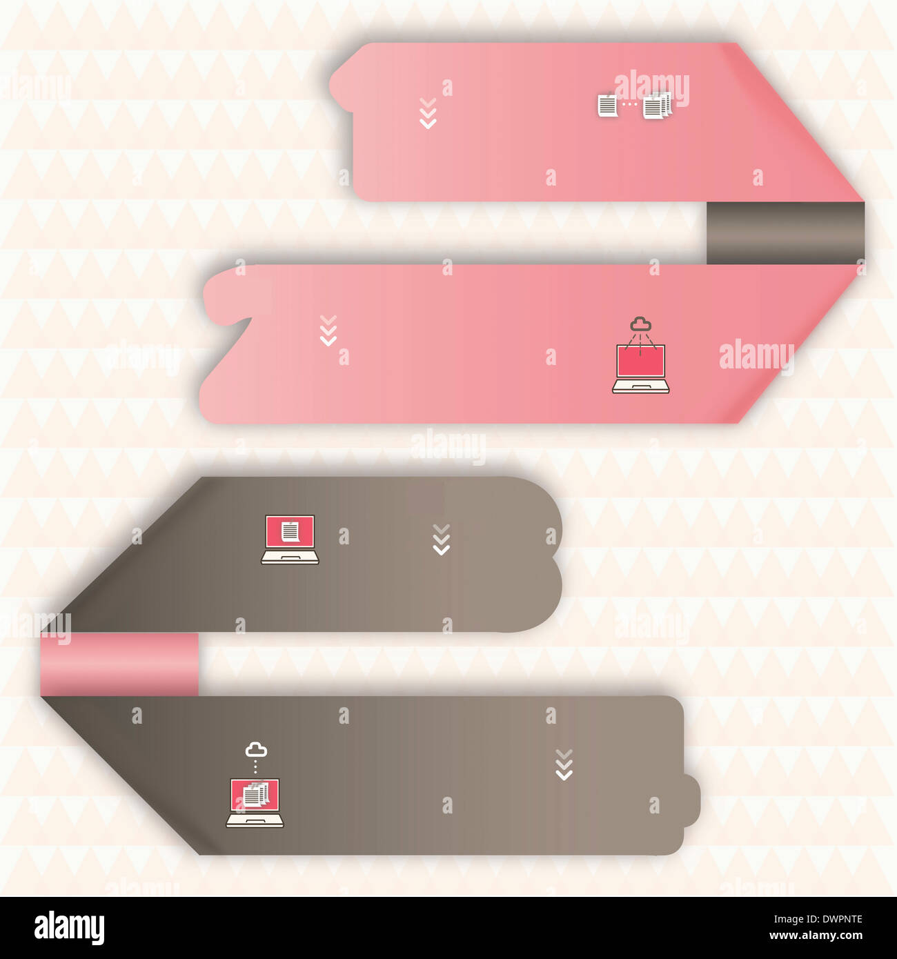 illustration template of memo tags Stock Photo - Alamy