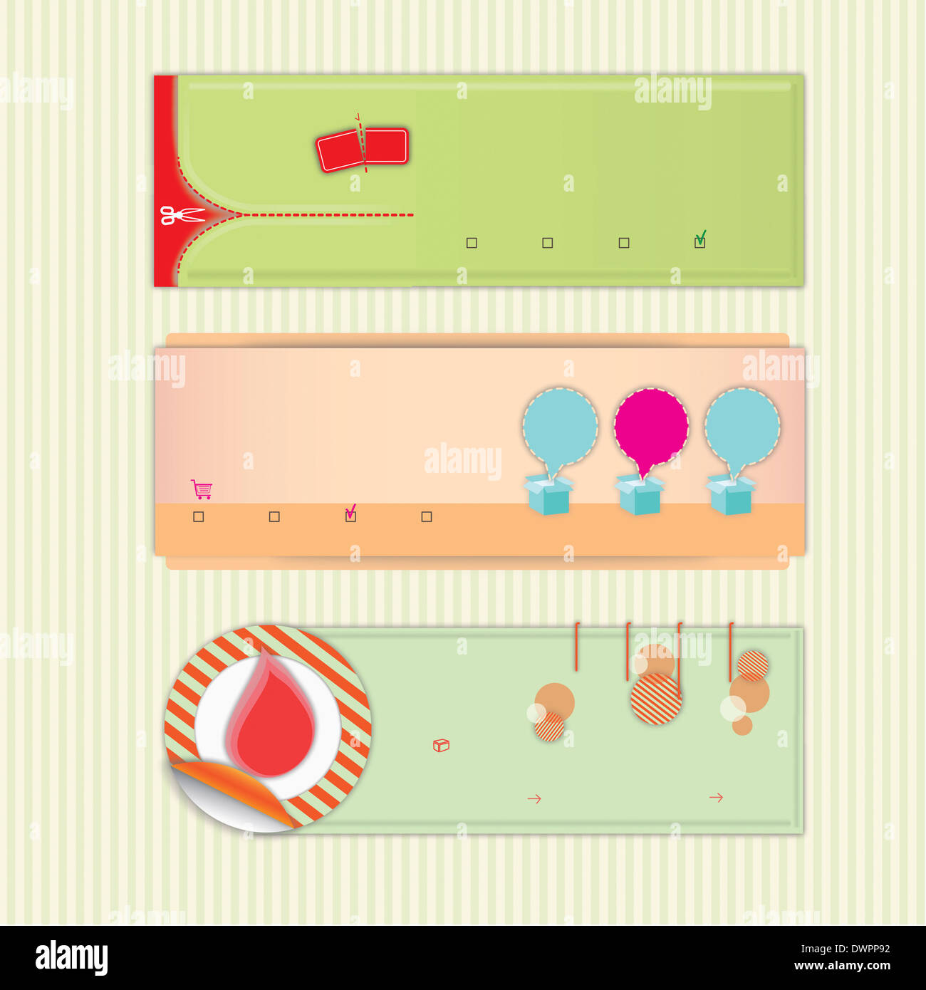 illustration template of to do list Stock Photo - Alamy