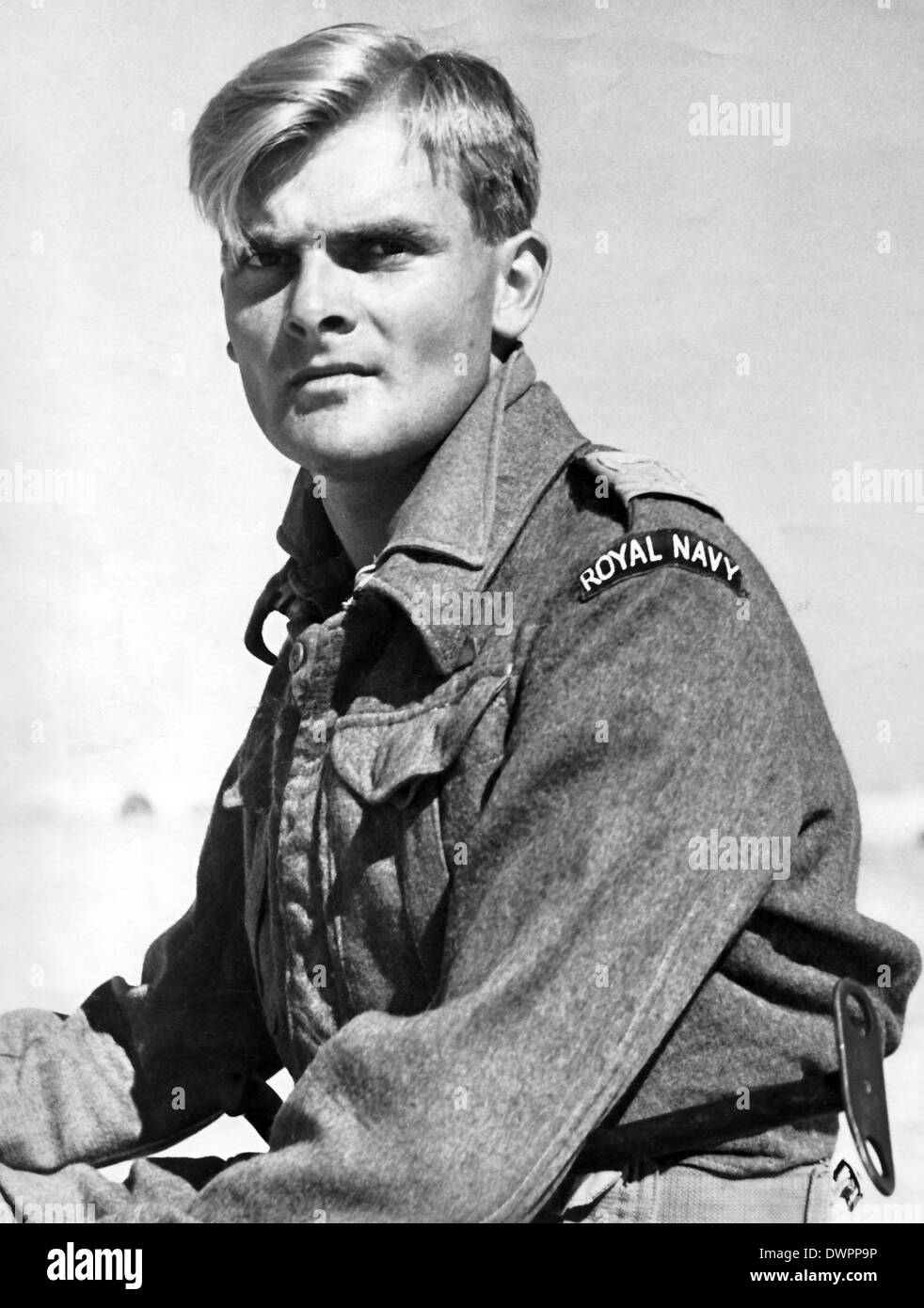 Royal Navy Commando in army uniform during WW11 Stock Photo - Alamy